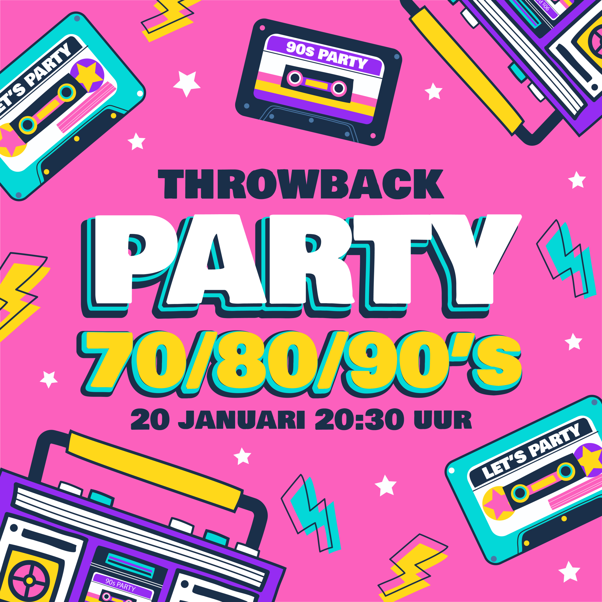 Reminder: Throwback party | KV Apeldoorn
