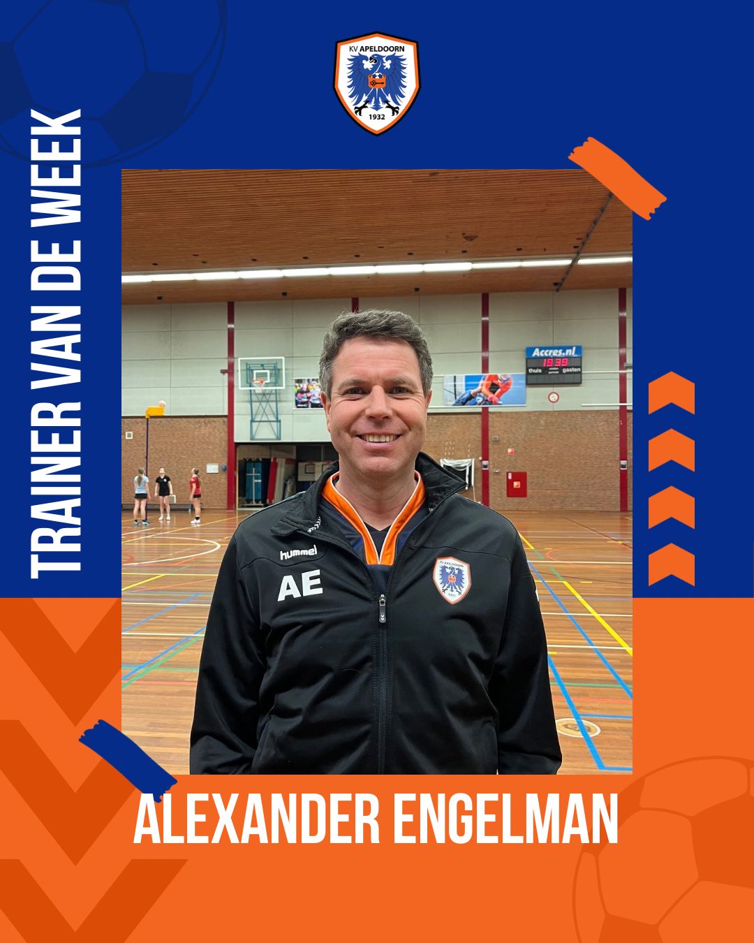 Trainer van de week: Alexander Engelman | KV Apeldoorn