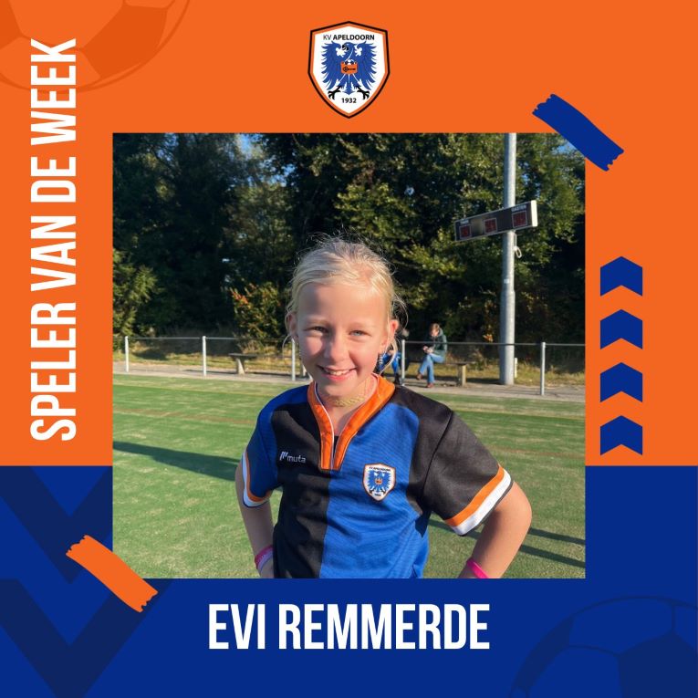 Speler van de week: Evi Remmerde | KV Apeldoorn